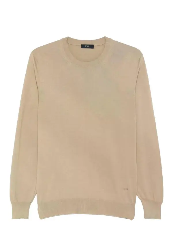 FAY Cotton Sweater - Neutrals