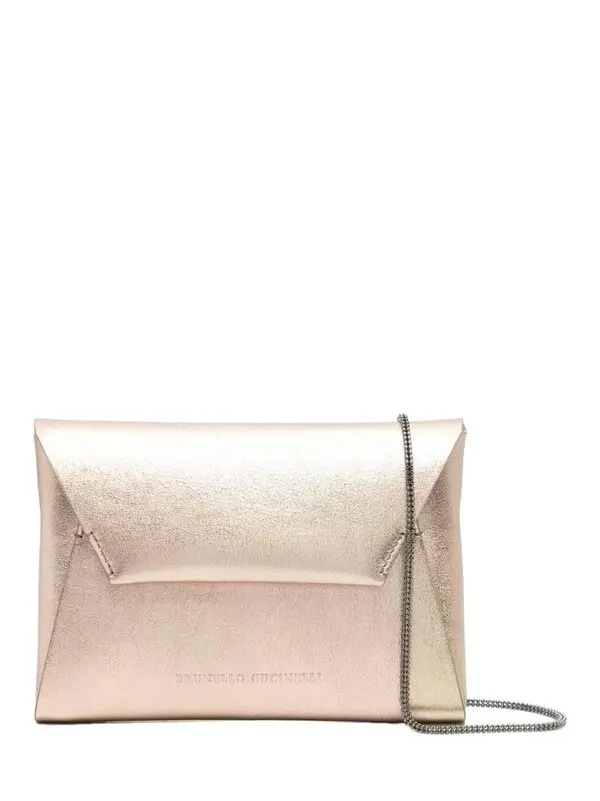Brunello Cucinelli Duo Clutch - Gold