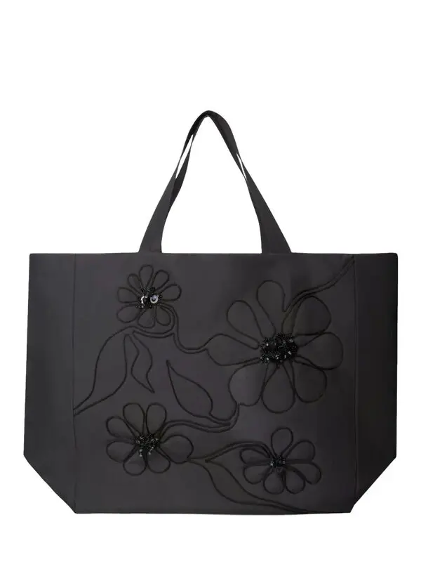 0711 TBILISI Lila Tote Bag - Black