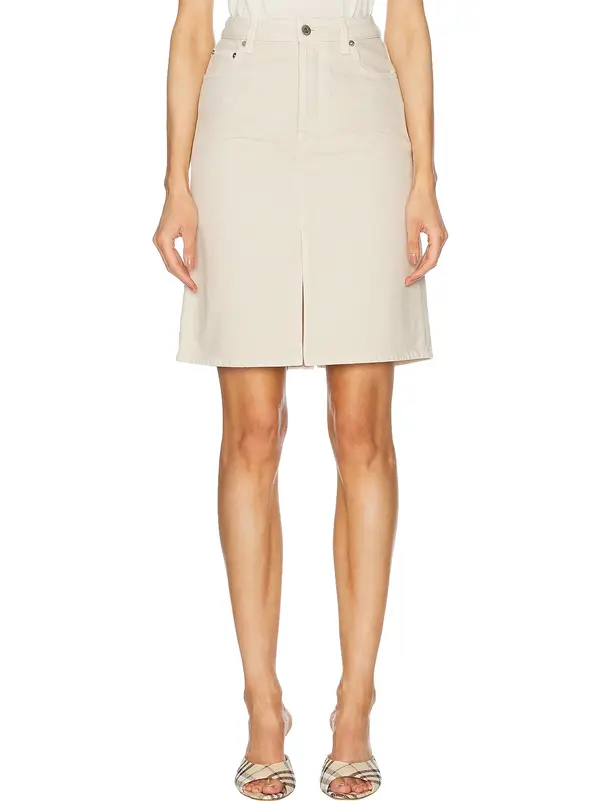 Burberry Mini Skirt - Oat