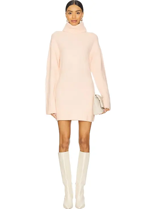 LOVERS AND FRIENDS Atara Sweater Dress - Baby Pink