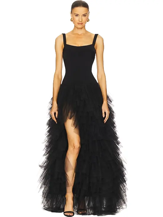 LOVERS AND FRIENDS Bowie Gown - Black