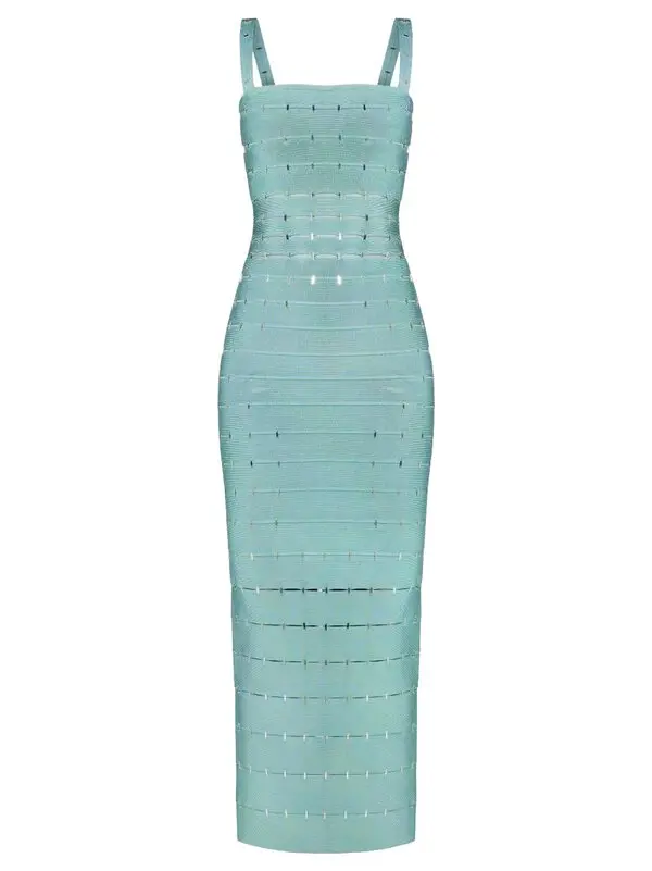 Herve Leger Lillian Gown - Blue