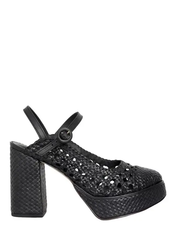 STUDIO CHOFAKIAN 90mm Frame Pumps - Black