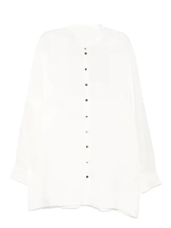 LABEL UNDER CONSTRUCTION Button-up Shirt - White