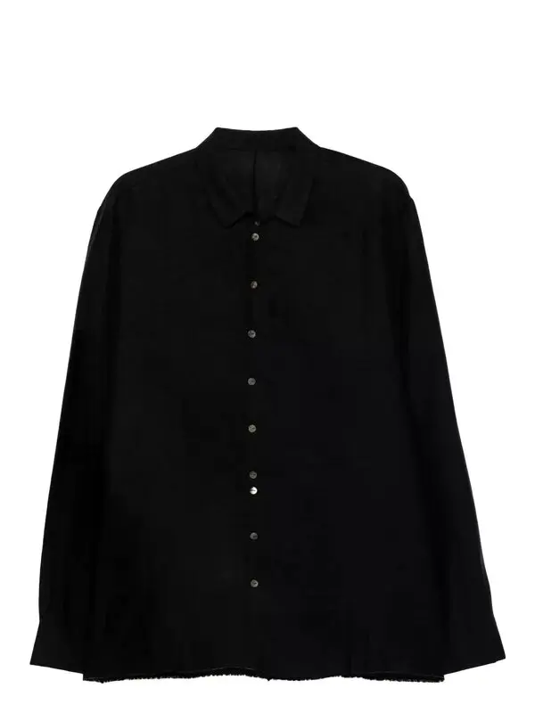 LABEL UNDER CONSTRUCTION Button-up Shirt - Black