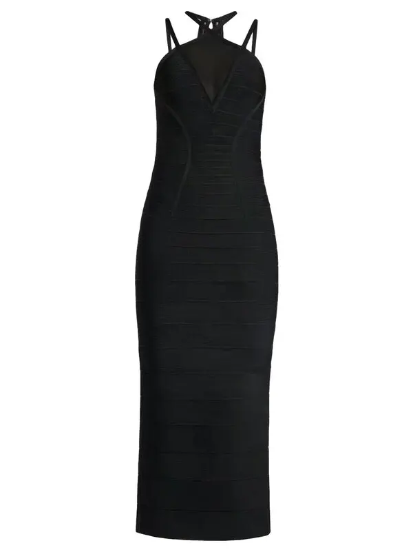 Herve Leger Lana Gown - Black