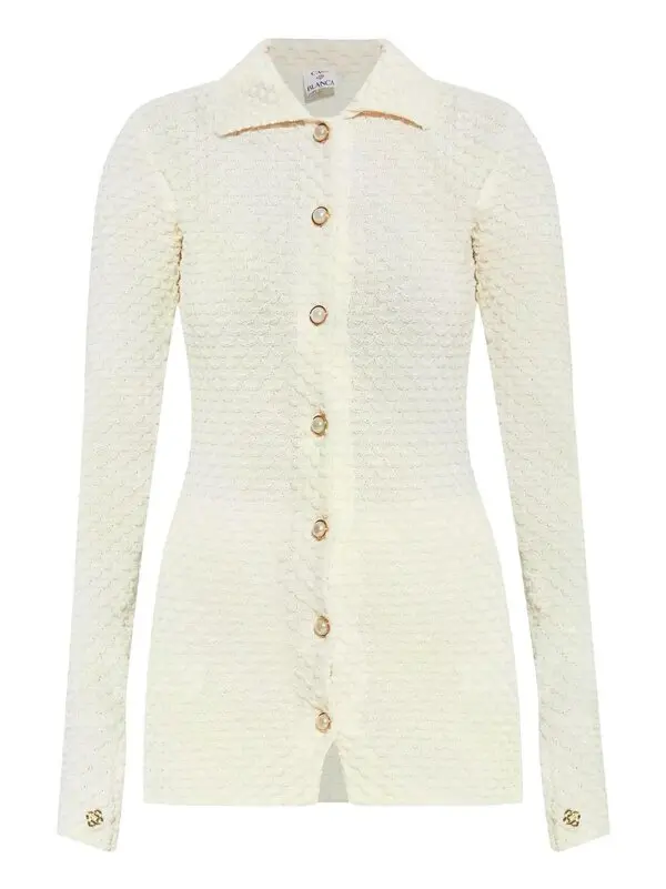 Casablanca Textured Shirt - White