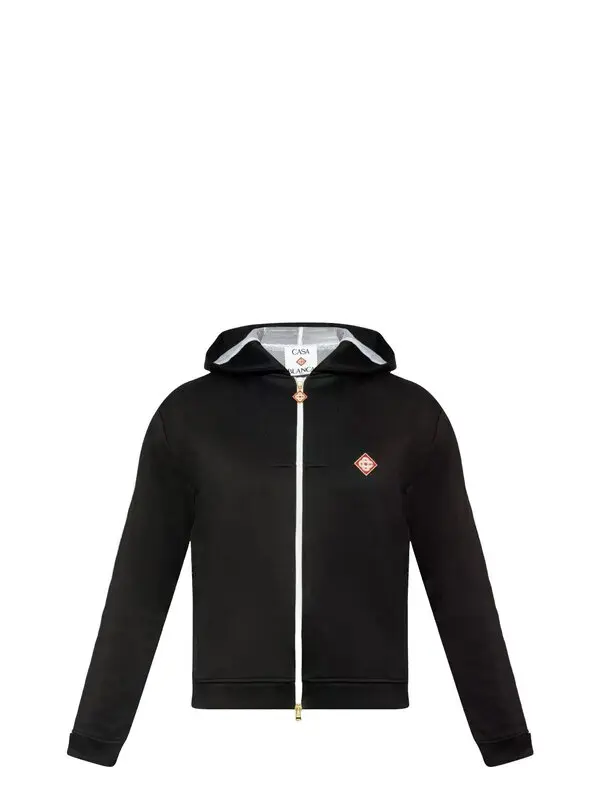 Casablanca Scuba Hoodie - Black
