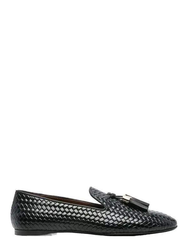 GIUSEPPE ZANOTTI Weave Loafers - Black