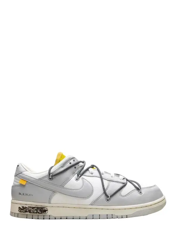 Nike X Off-white Dunk Low Lot 41 Sneakers - Grey