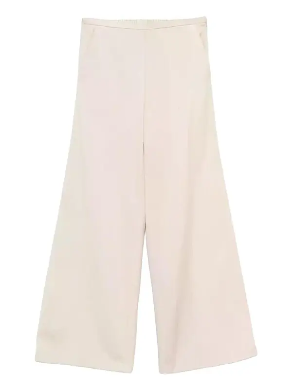 FORTE_FORTE Cotton Twill Trousers - Neutrals