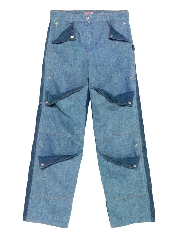 Kenzo Multi-pocket Jeans - Blue