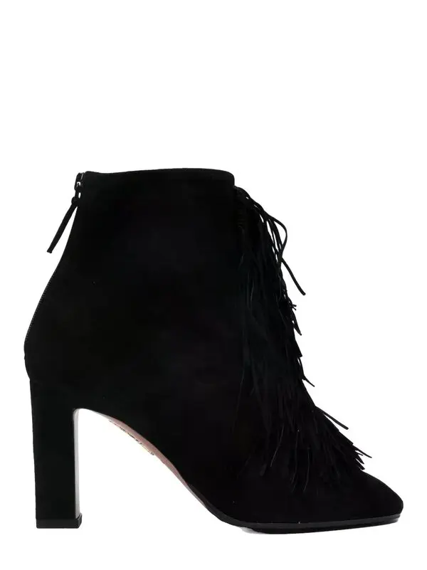 AQUAZZURA 85mm Gytane Boots - Black