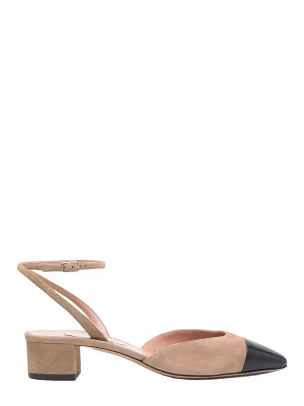 AQUAZZURA 35mm French Flirt Pumps - Brown
