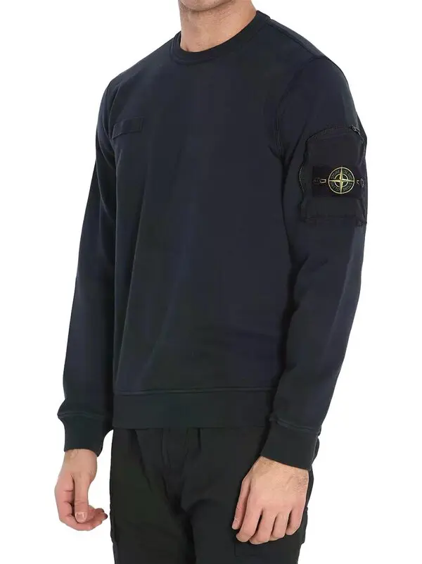 Stone Island Compass-badge Sweatshirt - Blue