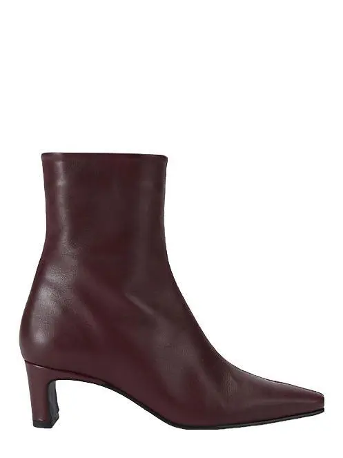 Carvela Azzurra Leather Ankle Boots - Wine