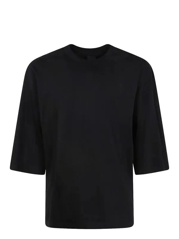 THOM KROM Crew-neck Cotton T-shirt - Black