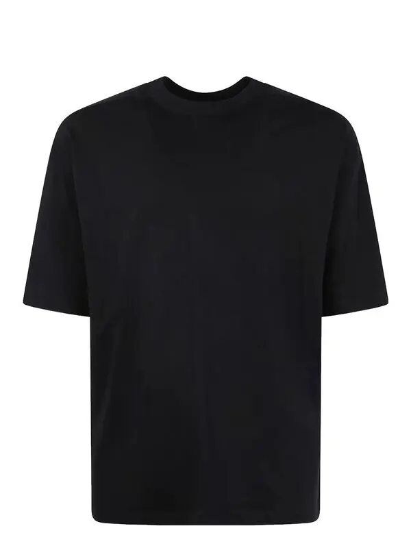 THOM KROM Graphic-print Cotton T-shirt - Black