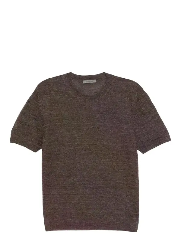 Corneliani Striped T-shirt - Brown