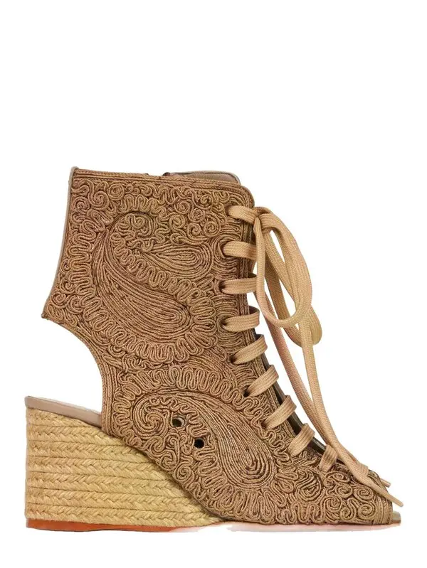 Etro Paisley-pattern Espadrilles - Neutrals