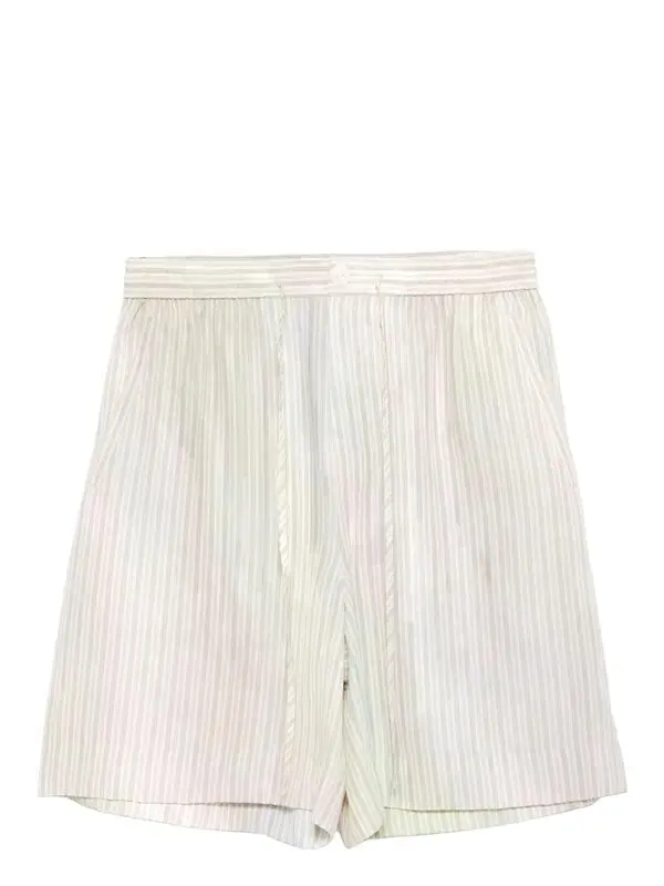 RÓHE Striped Shorts - Neutrals