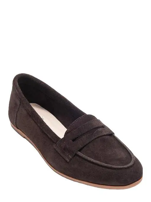 FOREVER & ALWAYS SHOES Dorothy Leather Loafer - Coffee Suede