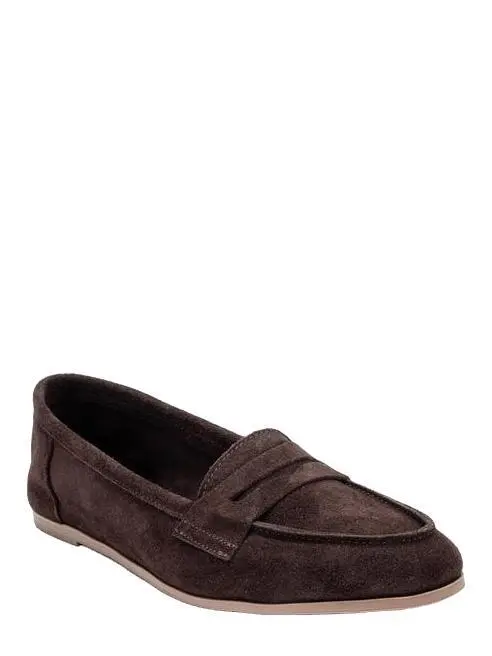 FOREVER & ALWAYS SHOES Dorothy Leather Loafer - Wood Suede