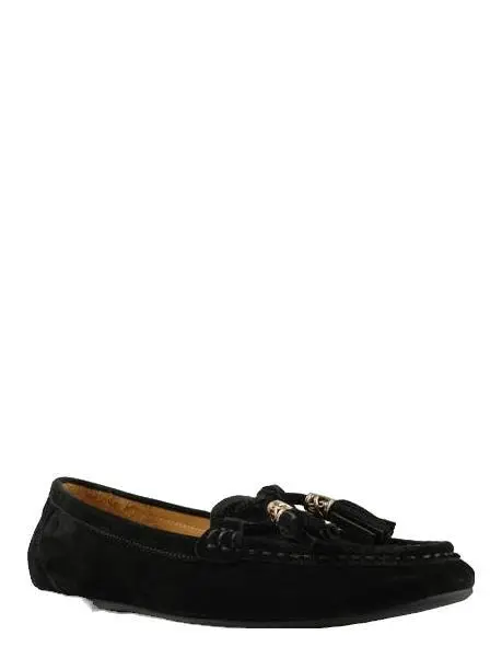 NATIONAL COMFORT Shell Suede Loafer - Black Suede