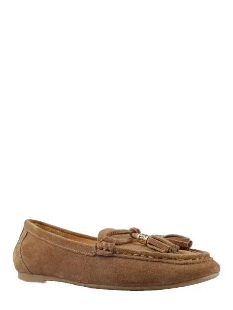 NATIONAL COMFORT Shell Suede Loafer - Tan Suede