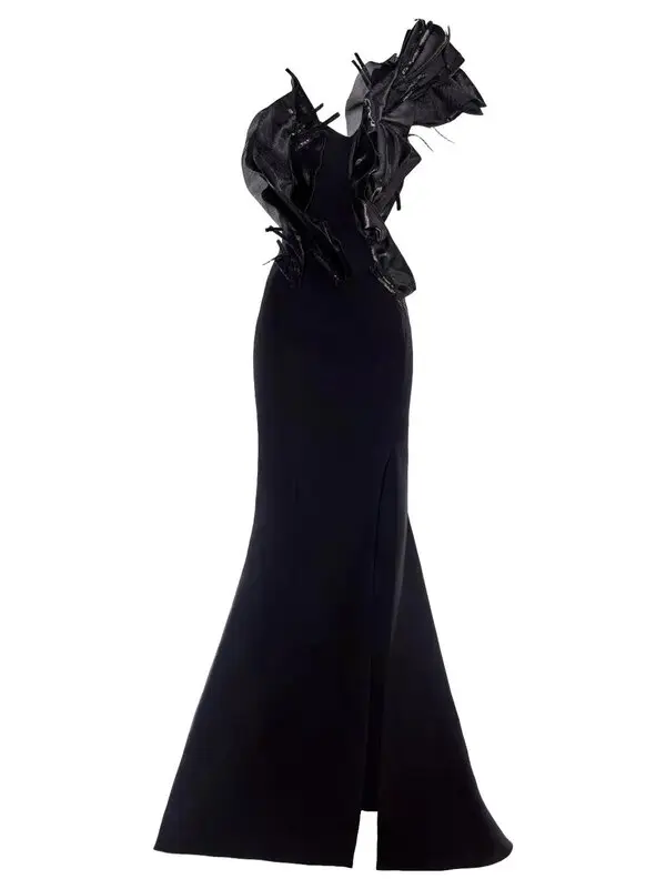 GABY CHARBACHY Mermaid Gown - Black