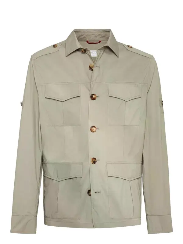 Brunello Cucinelli Water-resistant Shirt Jacket - Neutrals