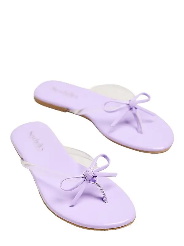 Seychelles Wishlist Thong Sandals - Clear/lavender