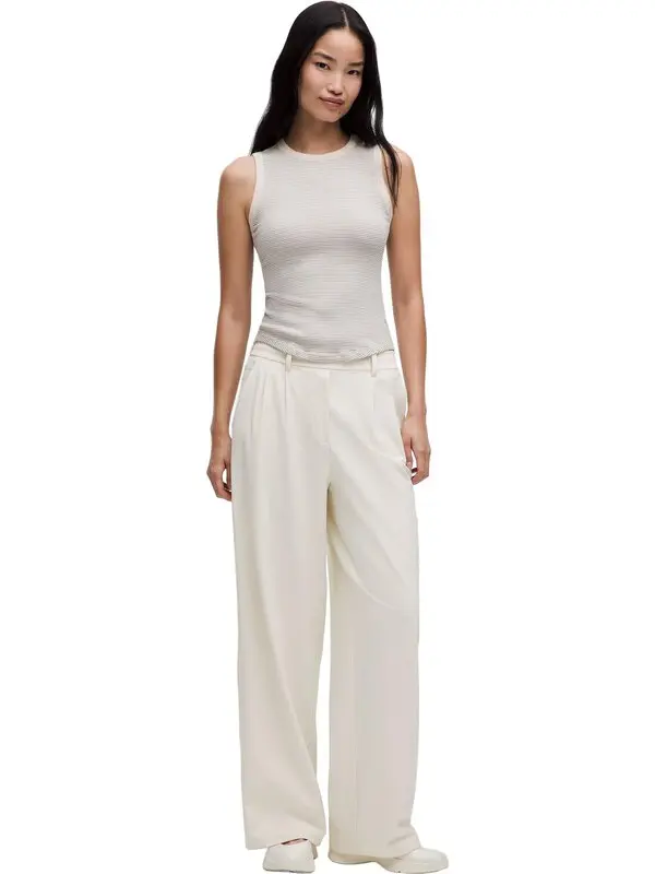 Lululemon Daydrift High-rise Wide-leg Trouser - Light Ivory