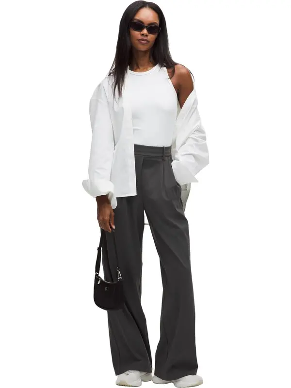 Lululemon Daydrift High-rise Wide-leg Trouser - Graphite Grey