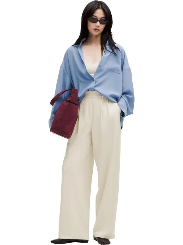 Lululemon Daydrift High-rise Wide-leg Trouser - Light Ivory
