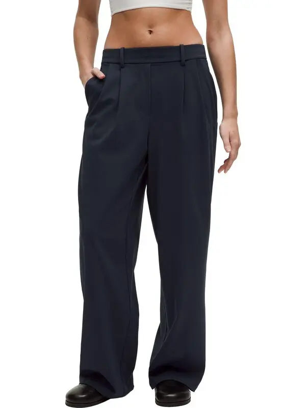 Lululemon Daydrift High-rise Wide-leg Trousers - True Navy