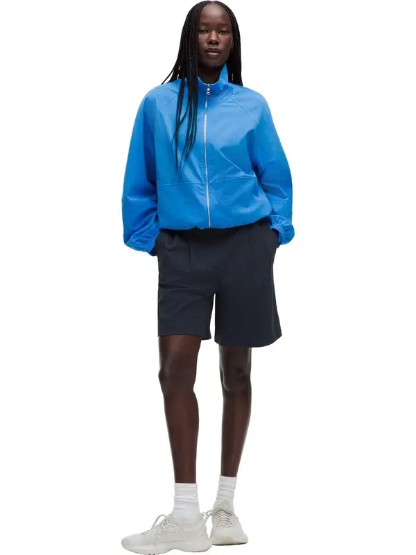 Lululemon Daydrift Pleated High-rise 7" Short - True Navy