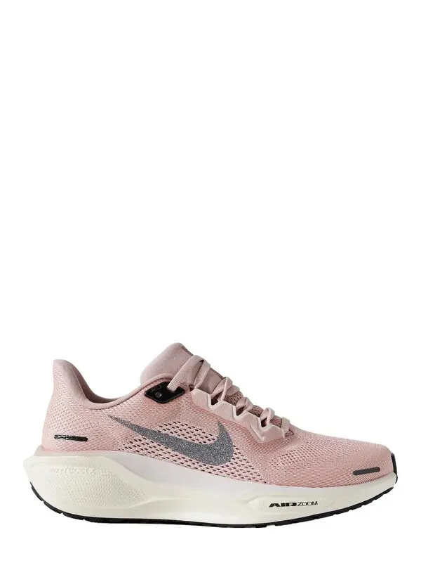 Nike Zoom Pegasus 41 Prm Glitter-trimmed Sneakers - Pink