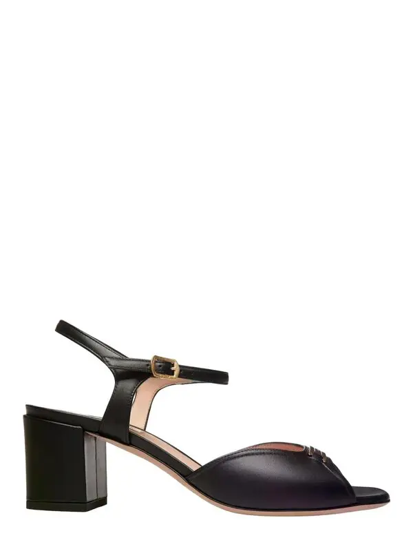 Bally Deco Leather Sandals - Black