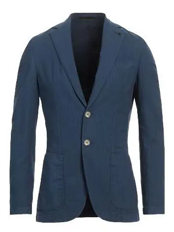 PAOLONI Single-breasted Blazer - Navy