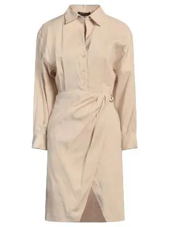 Maje Midi Shirt Dress - Beige