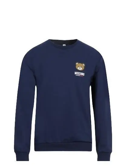Moschino Cotton-blend Crewneck Sweatshirt - Navy