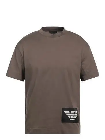 Emporio Armani T-shirt Midnight Size Cotton - Beige