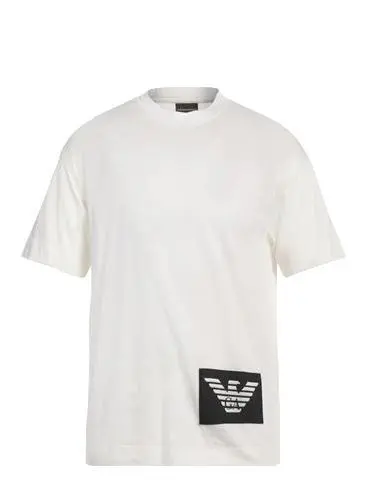Emporio Armani T-shirt Midnight Size Cotton - Off White
