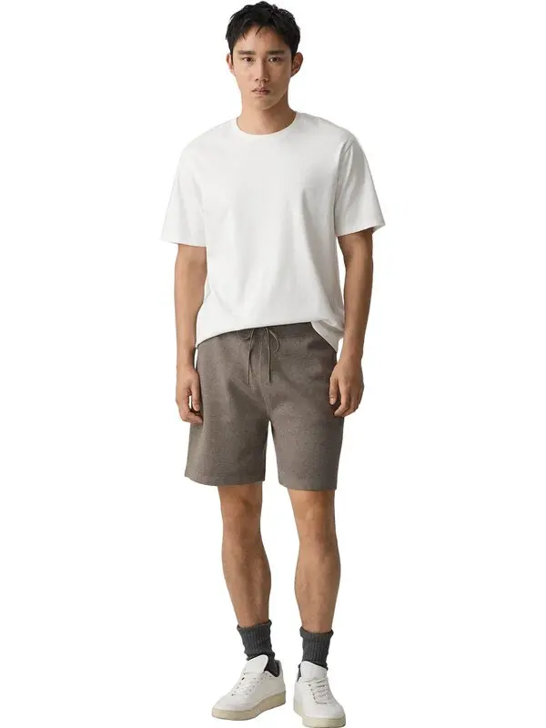 Theory Sweat Short - Morel Melange