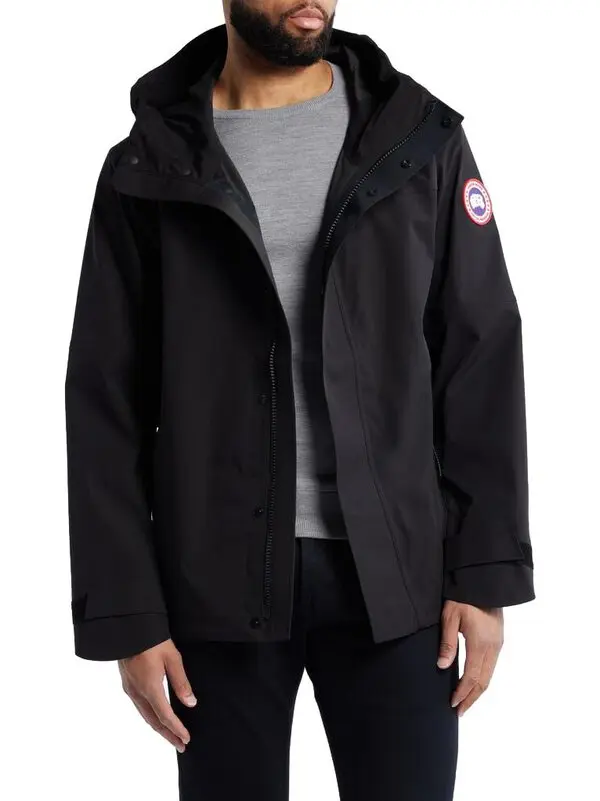 Canada Goose Rupert Waterproof Raincoat - Black - Noir