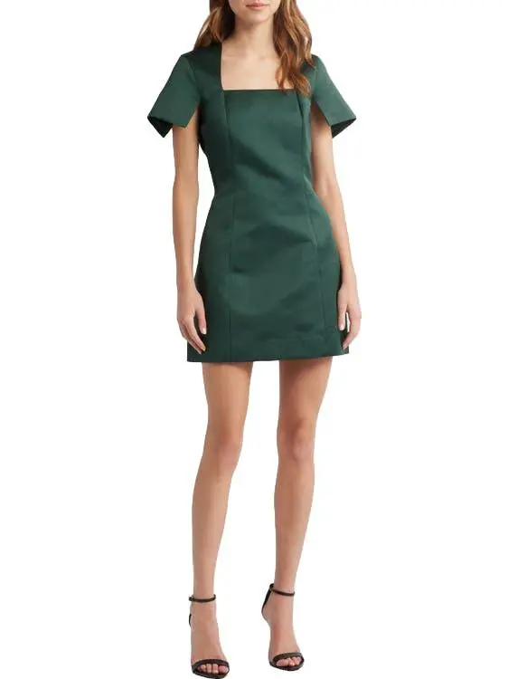 Cult Gaia Lisa Open Back Mini Dress - Forest Green
