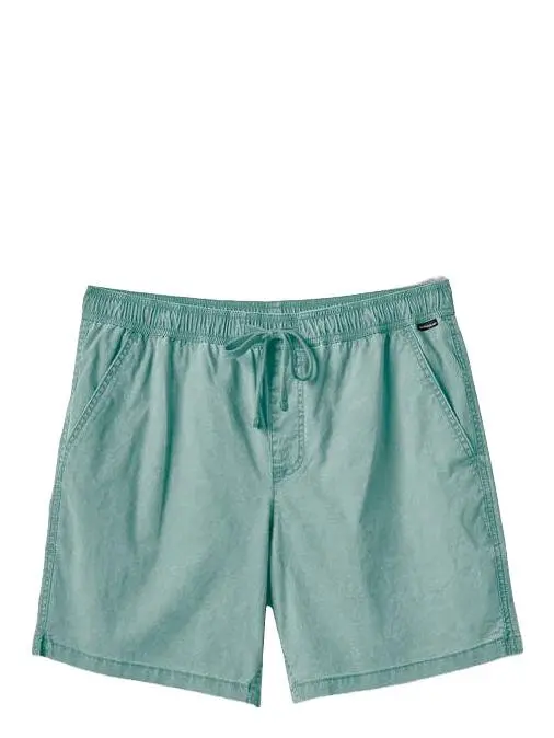 Quiksilver Taxer Stretch Drawstring Shorts - Jade Grey