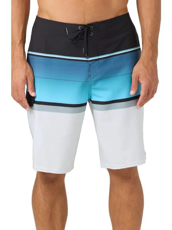 O'Neill Lennox Stripe Board Shorts - Fog